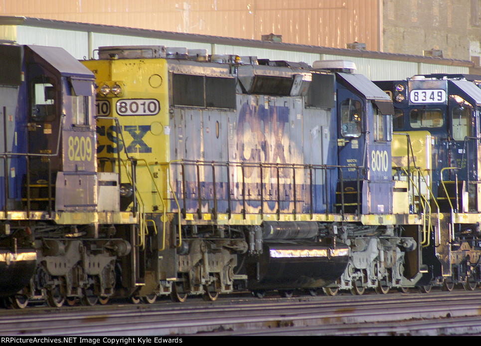 CSX SD40-2 #8010
